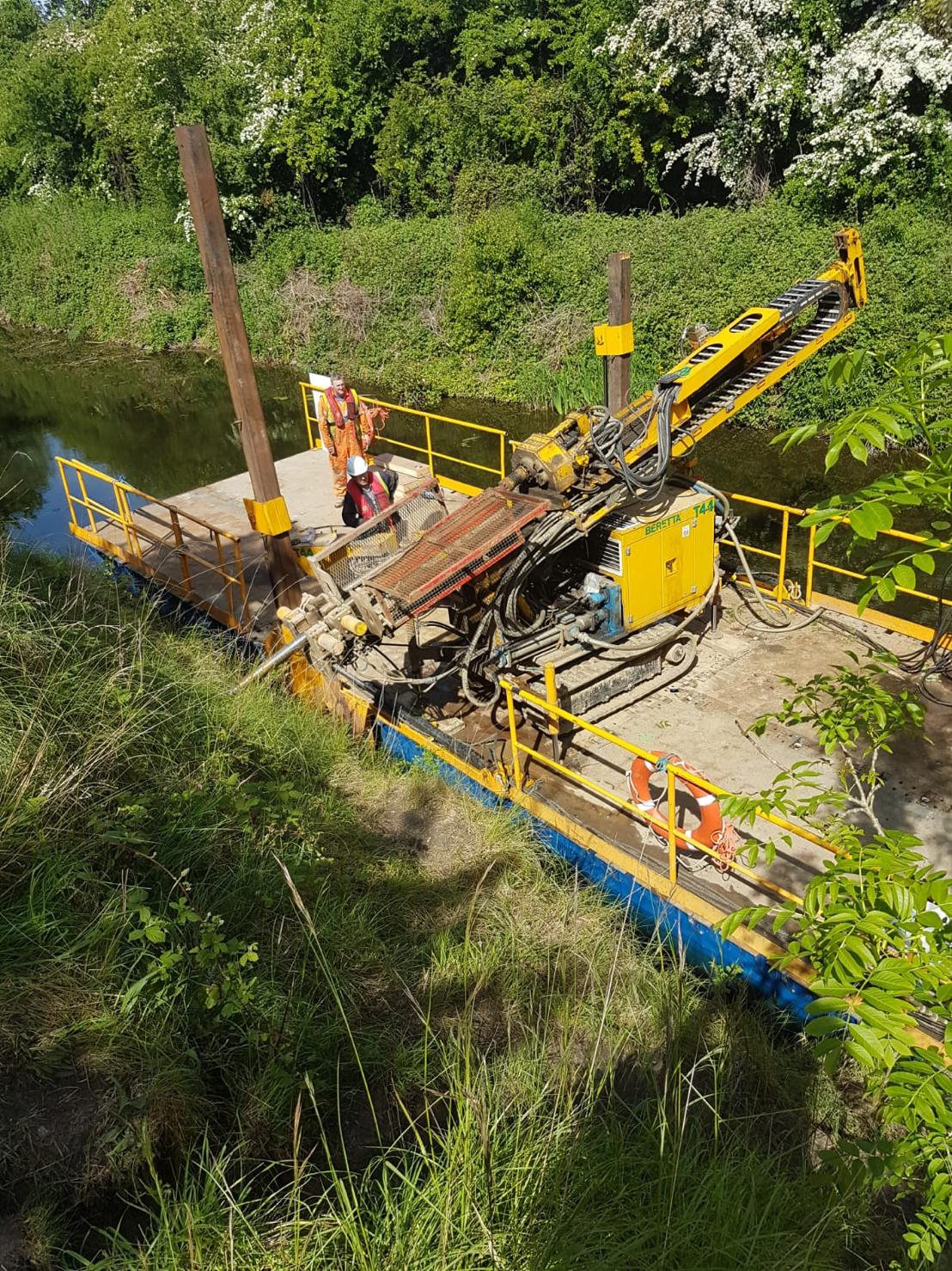 Spud Barges - Ocean Crest Marine